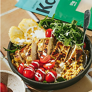 Kaizen Low Carb Keto Rice - Gluten-Free, High Protein (20g), Keto Friendly, Plant Based, Made with High Fiber Lupin Flour - 8 ounces (Pack of 3)