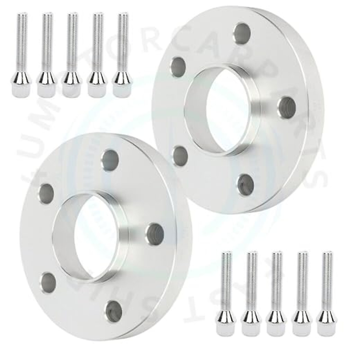 Replacement Parts for Fits Mercedes 2Pcs 20mm Thick 5x112 66.6mm 12x1.5 Studs Wheel Spacers Adapters Mod-GS988-1246