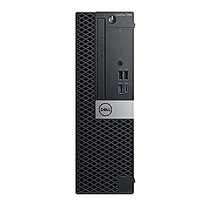 Dell Optiplex 7060 SFF Desktop Computer PC | Intel 8th Gen i7-8700 (6 Core) | 16GB DDR4 Ram 256GB NVMe M.2 SSD | Built-in WiFi & Bluetooth | Windows 11 Pro | Wireless Keyboard & Mouse(Renewed)