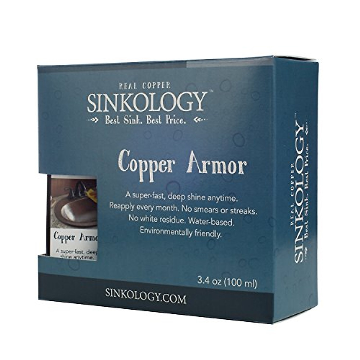 Sinkology P1U-1212BC-AMZ-TG Pollock Undermount 12" Bar Prep Kit with Grid Drain Armor Kitchen Sink, 12 x 12 x 5, Aged Copper