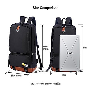 Gengx Unisex Teen Trollhunters Novelty Daypack,Student Lightweight Bookbag Large Waterproof Rucksack for Travel