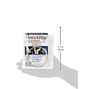 ACTION BAG Floss-A-Way Organizer, 3 by 5-Inch, 100-Pack