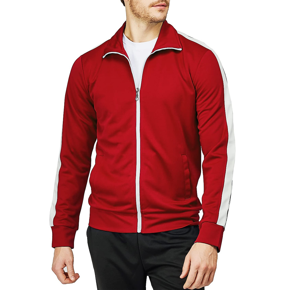 H2H Men's Lightweight Running Cycling Jacket RED US M/Asia L (CMOJA134)