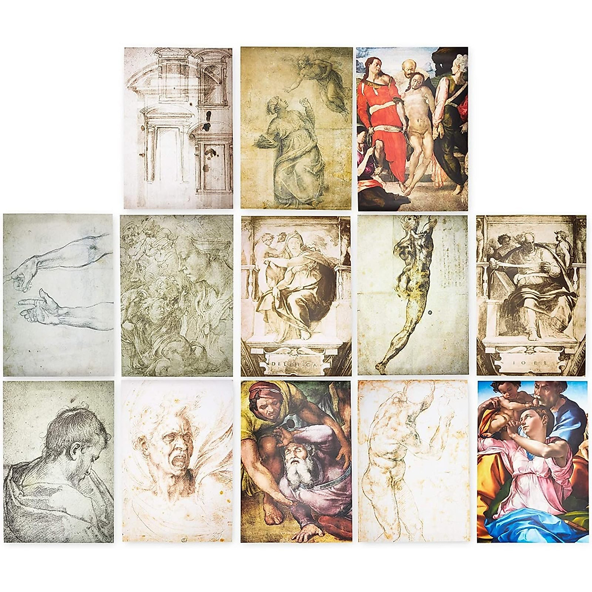 The Gifted Stationery Co. Ltd. 13''x19'' Posters - 20 Michelangelo Designs