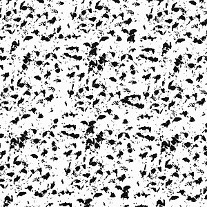 Girl Charlee Fabrics Black Paint Splatter on White Modal Cotton Spandex Knit Fabric - by The Yard
