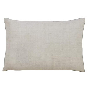 Fennco Styles Christmas Tree Design with LED Light Decorative Throw Pillow Cover & Insert 13 x 20 Inch - White Pillow for Holiday Décor, Couch, Living Room and Bedroom Décor