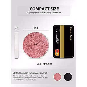 Getinbulk Compact Mirror Bulk, Set of 12 Double-Sided 1X/3X Magnifying PU Leather Round (Pink, 2.7 in Diameter)