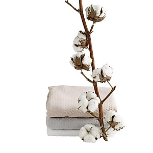 Red Castle Cocoonababy® Fleur de Coton ® Fitted Sheet - Pearl Grey