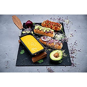 Boska Raclette Grilling Set - Partyclette To Go Vienna Set - Suitable for Cheese, Meat, Fish, and Vegetables - Portable Non-Stick - Dishwasher Safe Wedding Registry Items