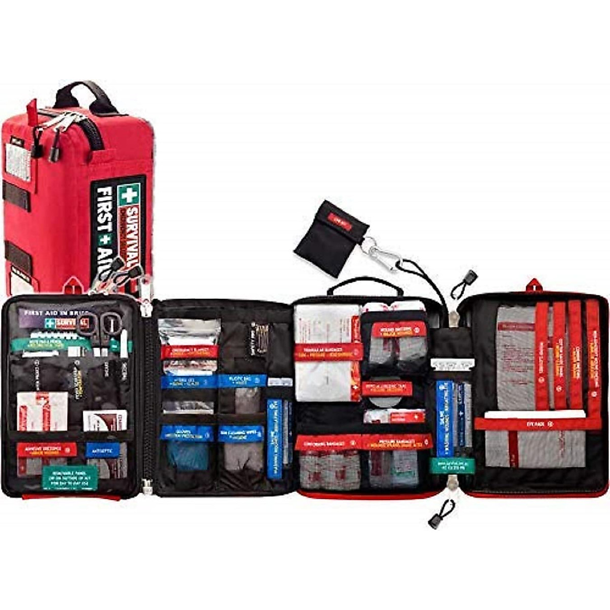 Survival Workplace/Home First Aid Kit USA - for Emergency Care at Home/Workplace