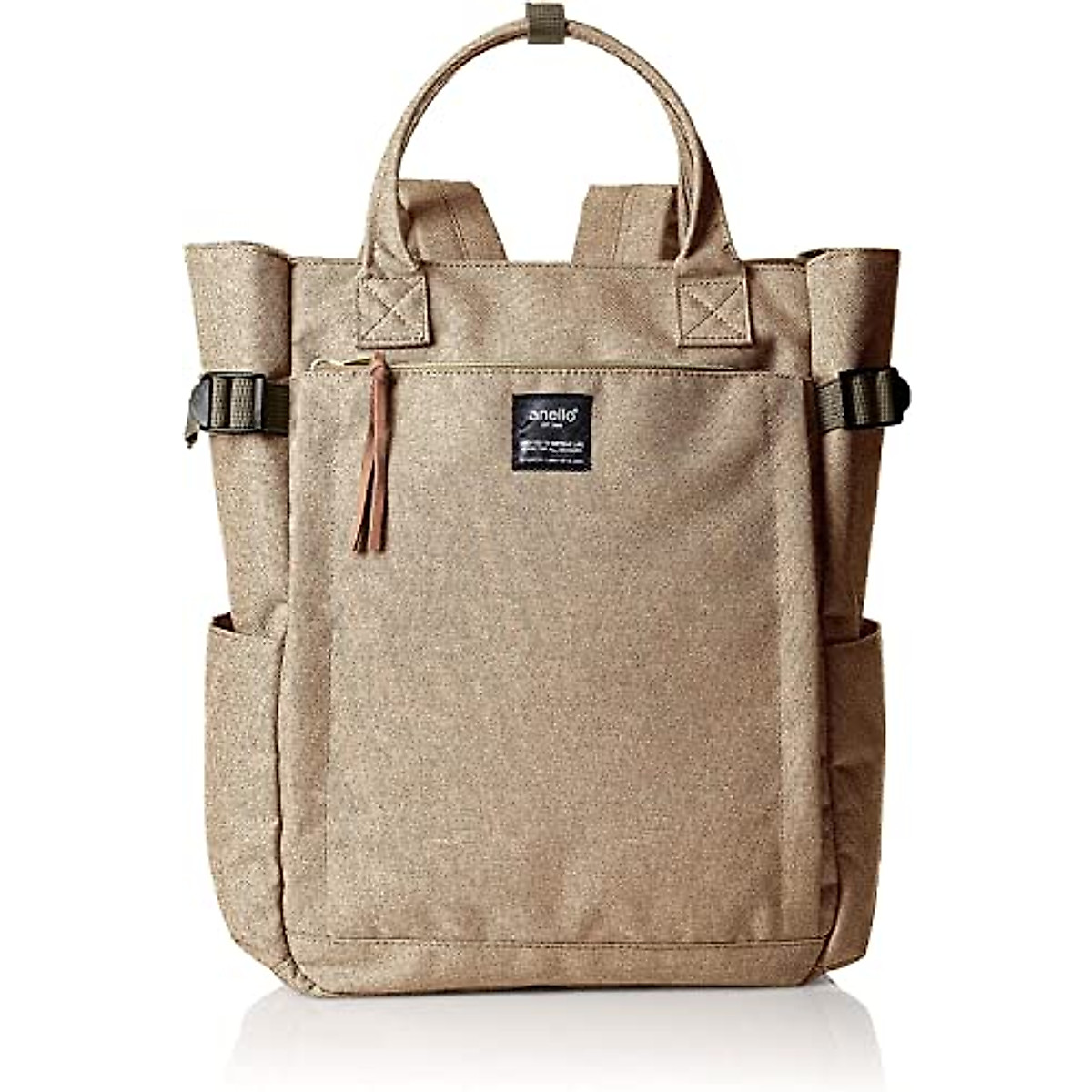 anello(アネロ) Anero POST ATC1225Z 2-Way Backpack, A4, Multiple Storage, Beige