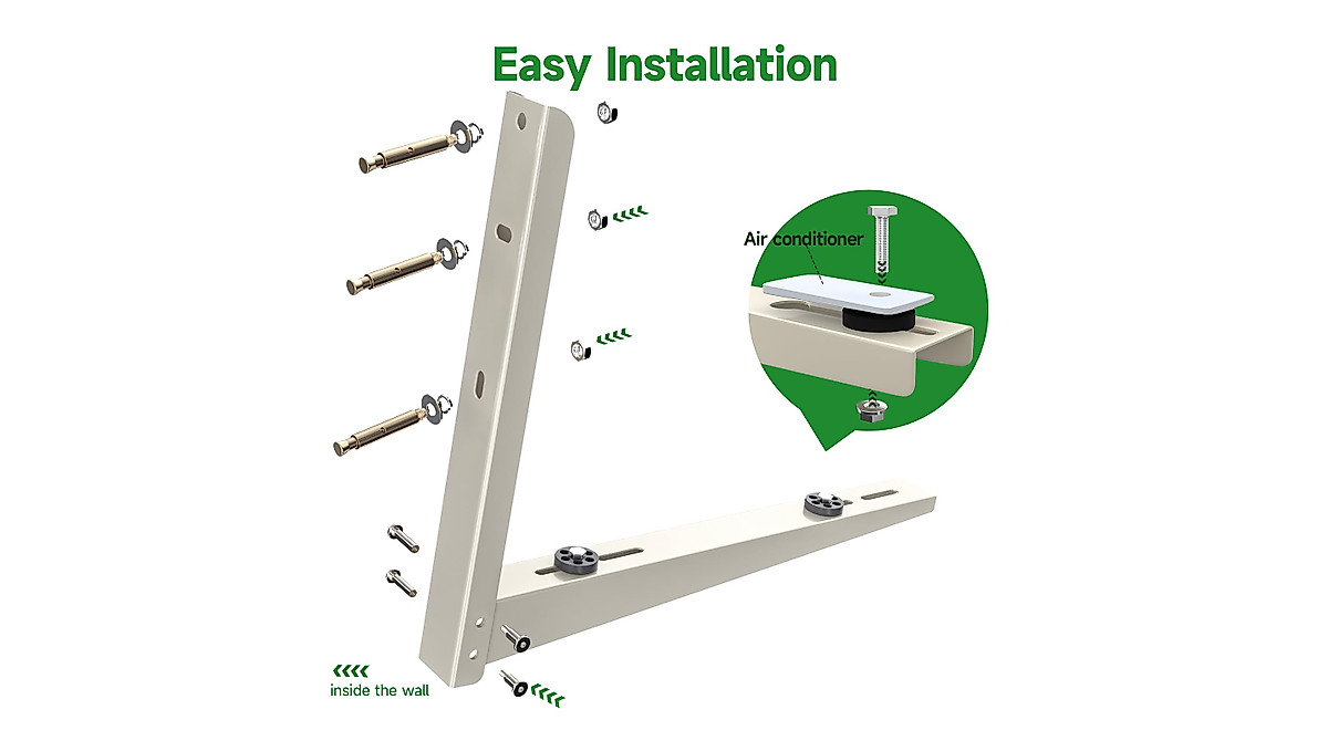 Cestluck Mini Split Brackets for Easy AC Installation