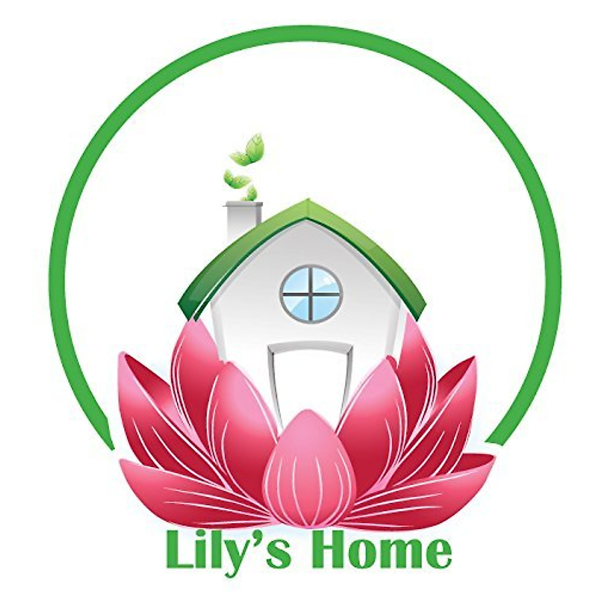 Lily's Home Retro Kitchen Clock with Temperature and Timer (Red)