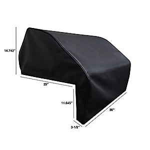 Windproof Covers 36 inch Heavy Duty Premium Quality Vinyl Grill Cover to fit Twin Eagles Built-in Grill