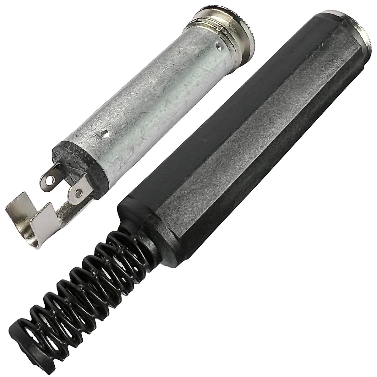 CESS 1/4 Inch TS Female Jack Cable Connector- 6.35mm Mono Jack for Guitar & Microphone (4 Pack)