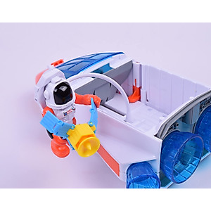ASTRO VENTURE Space Shuttle Toy, Mars Mission Spaceship for Kids with Lights and Sound, Astronaut Figure, Capsula and Accessories, Fun Space Gift Toys for Any Mission & Adventure