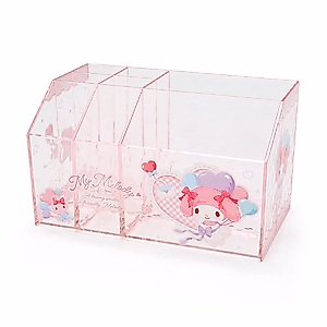 Sanrio 055913 My Melody Glitter Clear Cosmetic Organizer