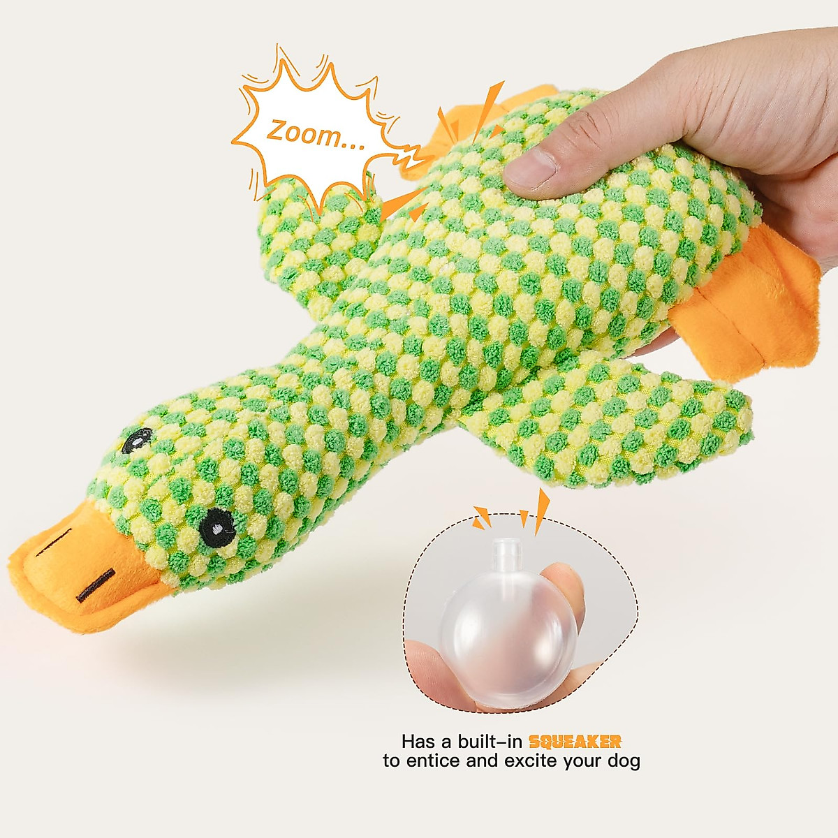 Dog Toys for Large Dogs Interactive Squeaky Plush Dog Toys Stuffed Chew Toys for Medium Small Breed Sizes Puppy Dog Toys to Keep Them Busy Eases Boredom