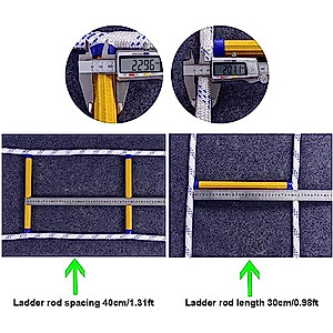 WSYZHL Fire Escape Ladder, Fire Escape Ladder, Emergency Safety Portable Rope Ladder, 2-18 Story Homes Reusable Compact Lightweight External Rescue Ladder/50M/164Ft