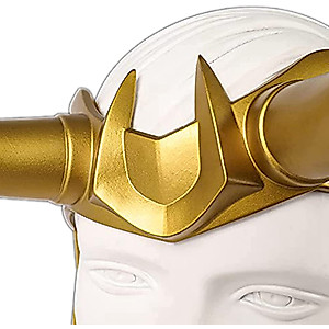 CAFELE Superhero Helmet Horns Cosplay, 2021 TV Superhero Series Movie Thor Ragnarok Superhero Crown Mask Cosplay Halloween Costume Accessories (Superhero Helmet)