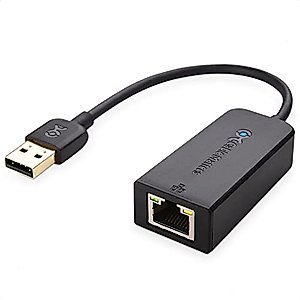 Cable Matters Plug & Play USB to Ethernet Adapter with PXE, MAC Address Clone Support (Ethernet to USB 2.0 Adapter, Ethernet Adapter for Laptop) Supporting 10/100 Mbps Ethernet Network in Black