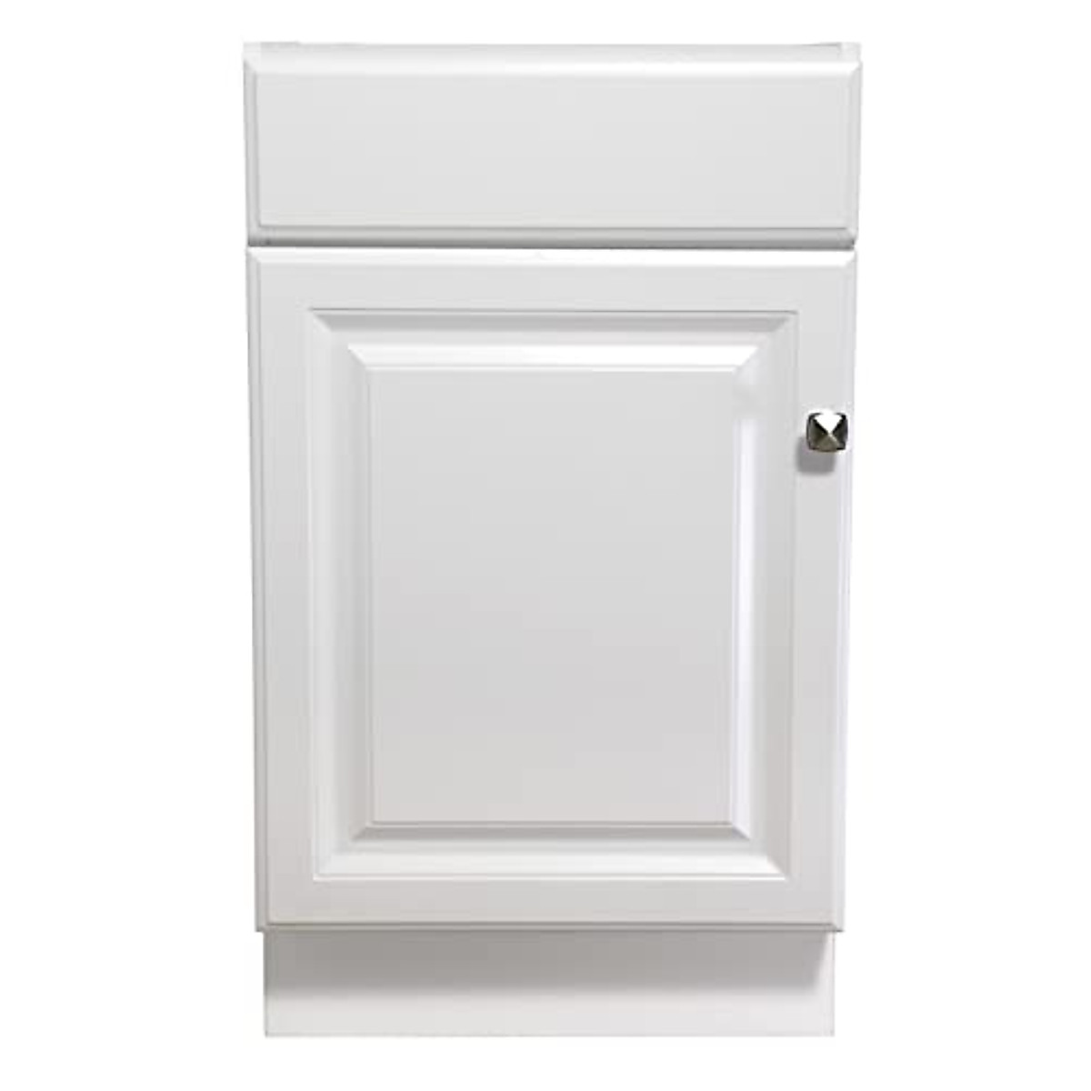 Design House 597112 Wyndham Unassembled Bathroom Vanity Cabinet Without Top, 18 x 16/1 Door, White