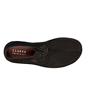 Clarks Men's Desert Trek Oxford, Black Suede, 10