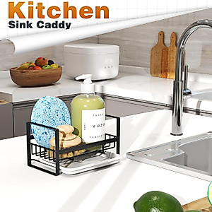 Monjuae Shower Organizer 5 Pack, Bathroom Shower Shelves, Waterproof, Rustproof Shower Shelf for Inside Shower, No Drilling, Strong Adhesive Shower Caddy, Shower Storage for Bathroom, Kitchen, Black