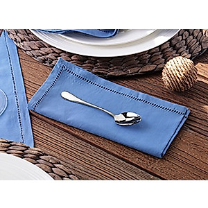 Artaste 59311 Rain 18/10 Stainless Steel Teaspoon, 6.25-Inch, Set of 12, Silver