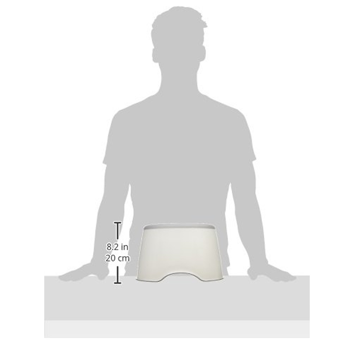 Ubbi Step Stool Safe, Gray - Discontinued