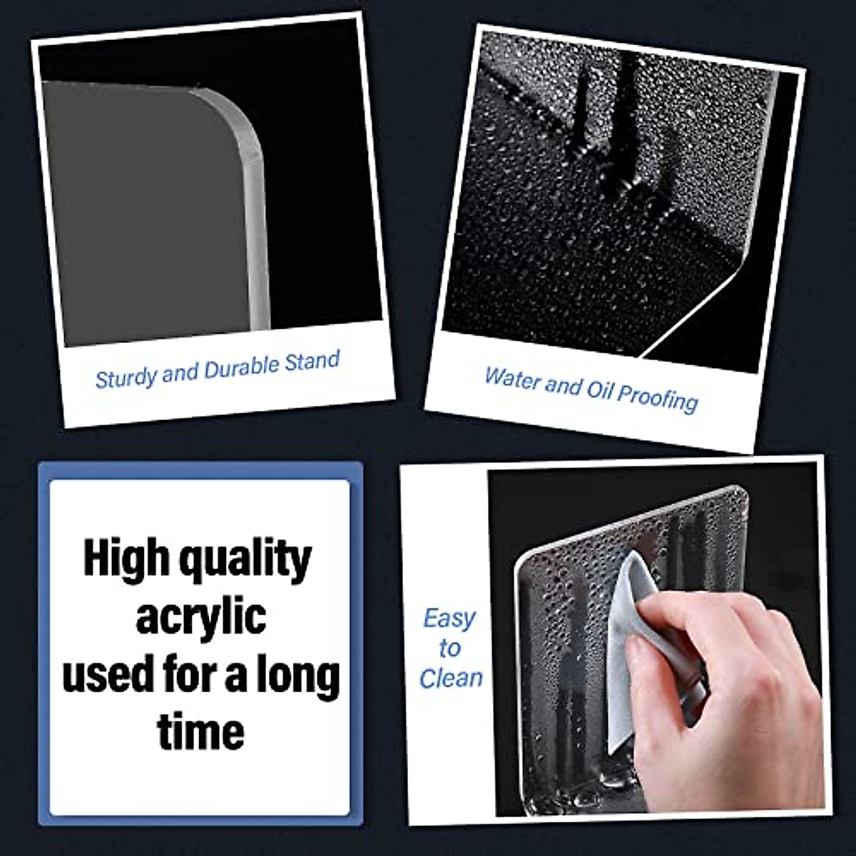 Eaasty 12 Pcs/ 6 Pairs Book Ends Clear Acrylic Bookends for Shelves Heavy Duty Book End Desktop Organizer Bookshelf L Shaped Dividers Book Stopper for School Office Home Library Book File Movies CD