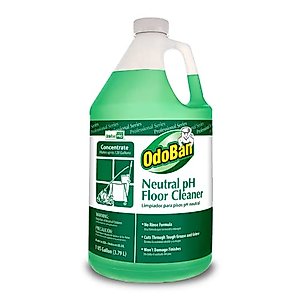 OdoBan Professional Series Neutral pH No Rinse Floor Cleaner Concentrate, 1 Gallon