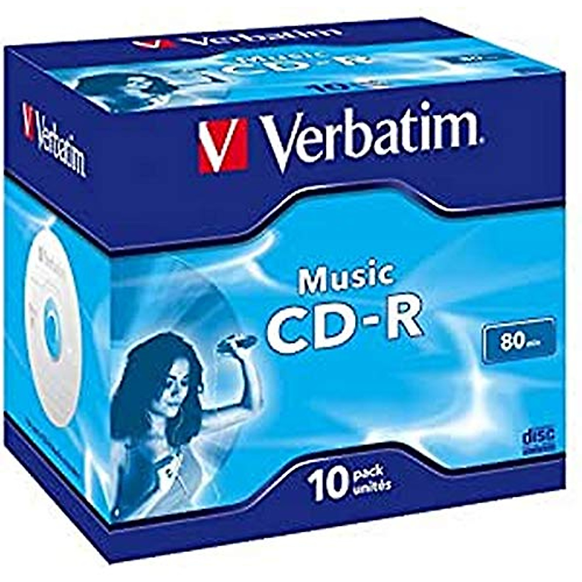 Verbatim CDR 80 Audio 10 Pack J/Case (16x)