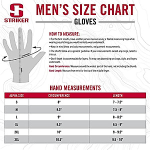 Striker Climate Crossover Waterproof Breathable Insulated Ice Fishing Mitts with Adjustable Wrist and Gauntlet Closure, Black, Large