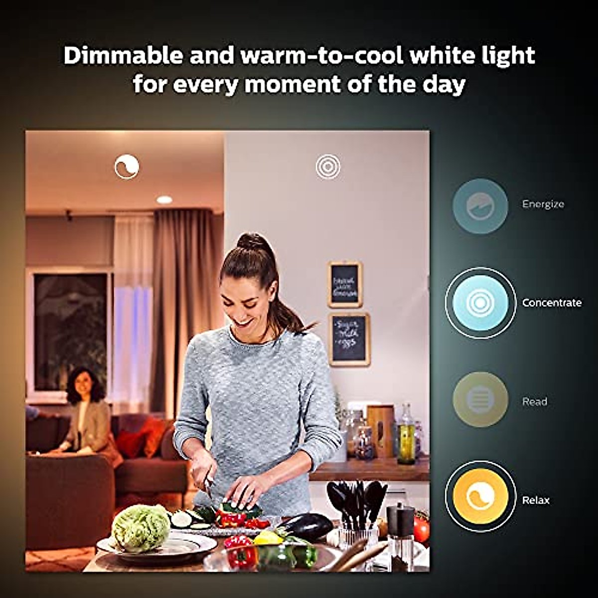 Philips Hue White and Color Ambiance 2-Pack A19 LED Smart Bulb, Bluetooth & Zigbee Compatible (Hue Hub Optional), Works with Alexa & Google Assistant, 2 Bulbs