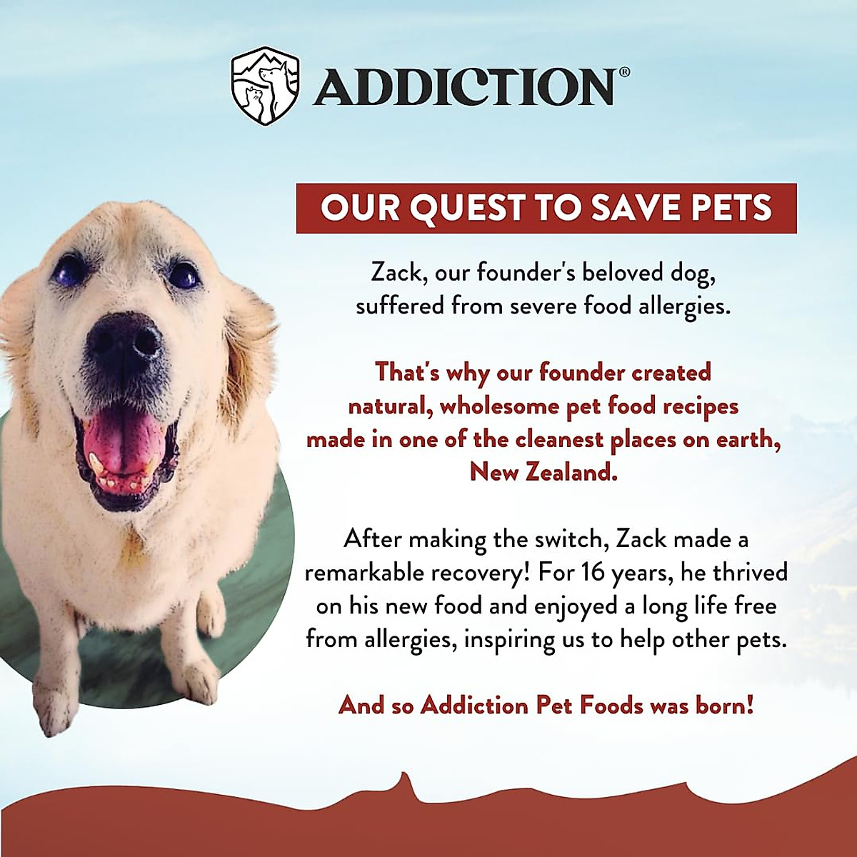 Addiction Viva La Venison Premium Grain-Free Dry Dog Food - Single Protein & Novel Meat with Probiotics - No Chicken, Beef, or Turkey - Ideal for All Dogs & Puppies 20lb