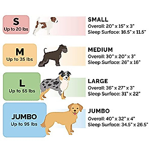 Furhaven Cooling Gel Dog Bed for Large Dogs w/ Removable Bolsters & Washable Cover, For Dogs Up to 95 lbs - Plush & Velvet Waves Perfect Comfort Sofa - Granite Gray, Jumbo/XL, 40.0"L x 32.0"W x 9.5"Th