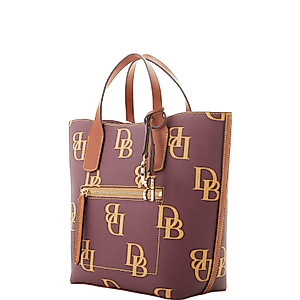 Dooney & Bourke Handbag, Monogram Brinley Shoulder Bag - Wine