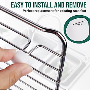 Sink Rack Feet 84544-0 For Kohler Part 84544-0 Kitchen Sink Rack Feet White 20 Pack