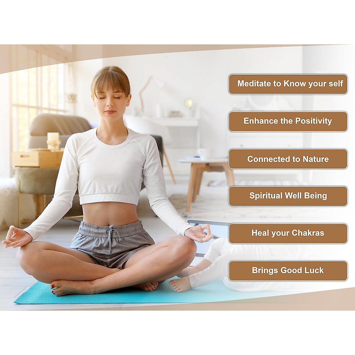 seven chakra tree of life for positive energy - feng shui tree, fake bonsai tree, crystals and healing stones, money tree, room decor 7 chakra tree, stone tree, healing crystals, spiritual gifts