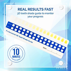 Ghost White Teeth Whitening Kit - Professional LED Light for Whiter Teeth Without Sensitivity, Includes 3 Smart Teeth Whitening Gel Refill Pens, Whitens in Less Than 10 Minutes