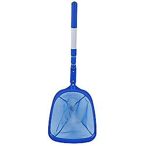 Household Garden Products Pool Skimmer with Retractable Rod for Cleaning Surface of Swimming Pools Hot Tubs Spas Fountains