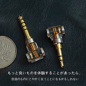 DD ddHiFi DJ44A 2.5mm Balanced Female to 4.4mm Male Earphone Dongle, Compact Size Audio Jack Adapter to Connect Your 2.5mm Earphone with Your 4.4mm Music Player/Amplifier