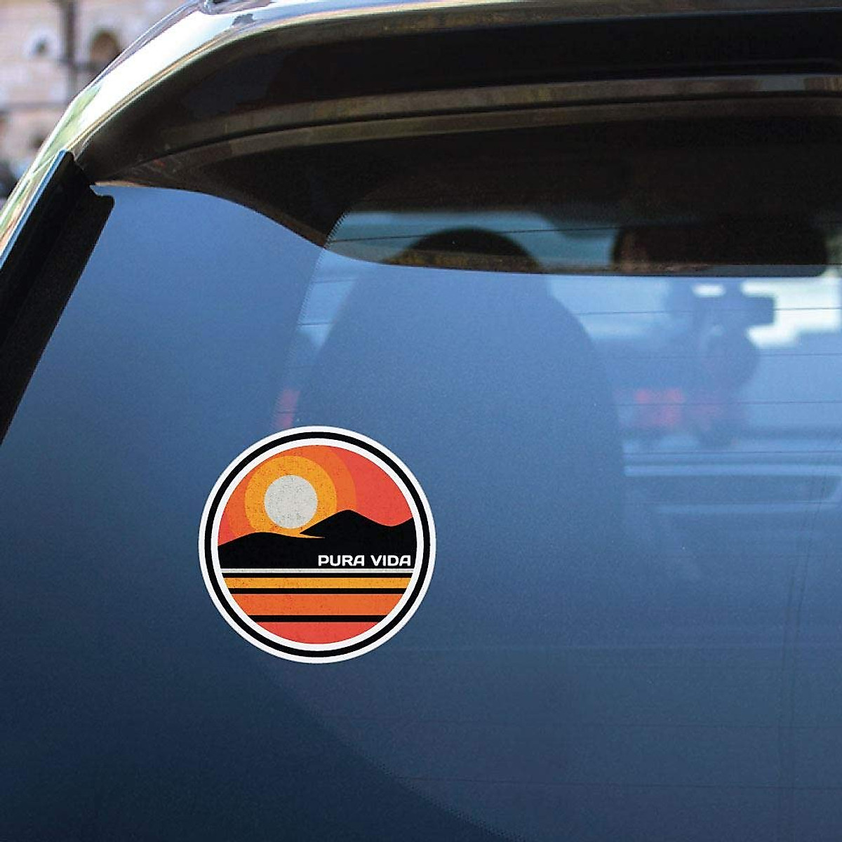 Pura Vida Costa Rica Sticker Decal Sunset Good Vibes