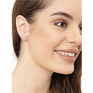 DAZZINO 12-30 Pairs Assorted Multiple Stud Earrings Hoop Set Dangle Cute Hypoallergenic Earrings CZ Bow Butterfly Flower Leaf Ball Simple Drop Earrings Stud for Women Pack