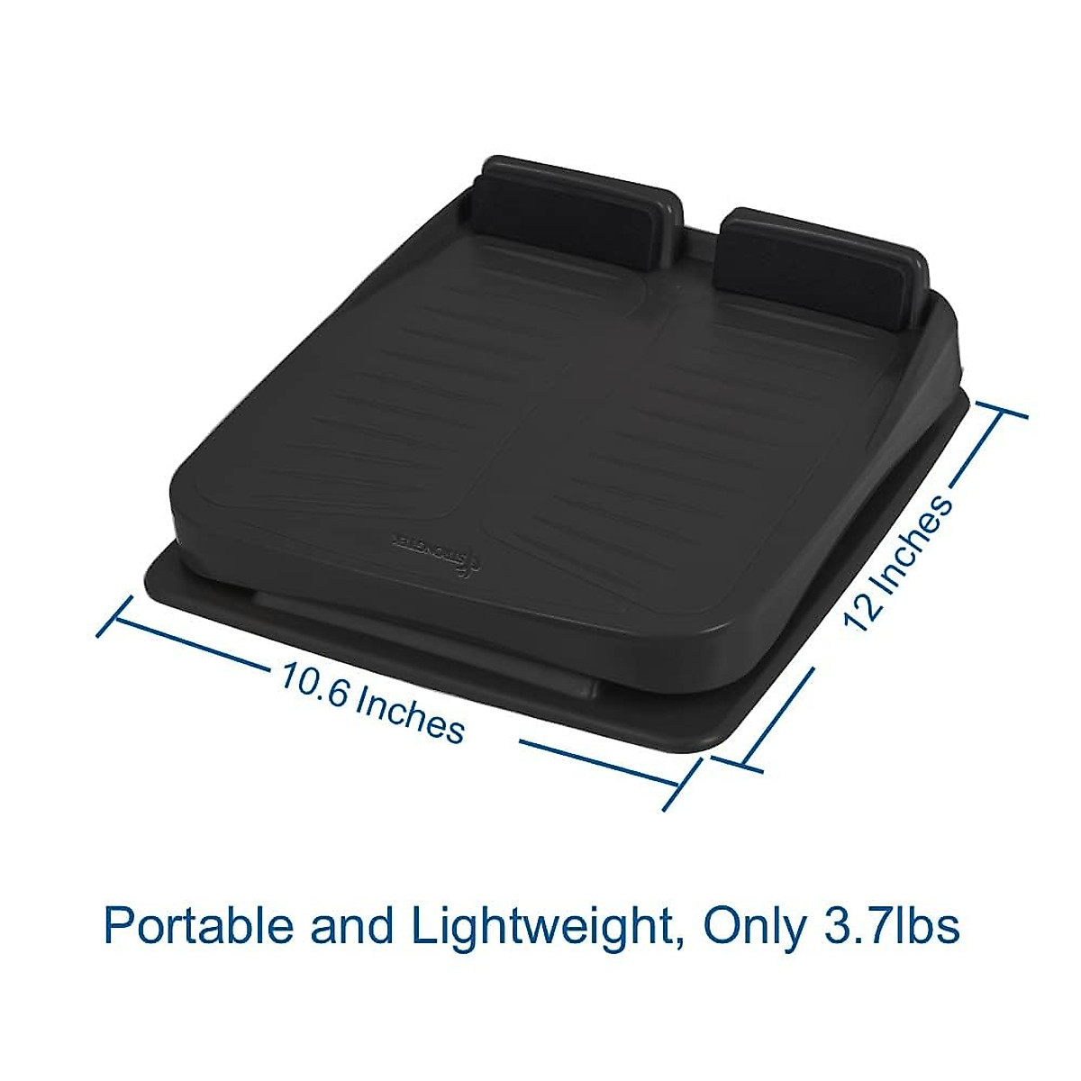 StrongTek Portable Slant Board, 4-Angle Adjustable, Plastic Calf Stretcher for Squats, Physical Therapy, Calf Stretching, 350lbs Capacity, Incline Board for Stretching, Ideal for Plantar Fasciitis