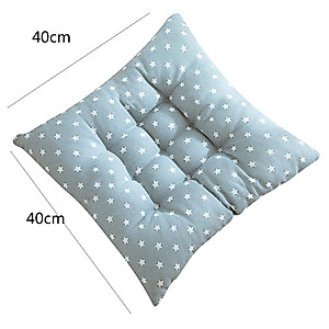 TUNKENCE Cushion Pads Non Slip Cushion Pads Non Slip Seat Cushion for Round Stool Universal Non-Slip Overstuffed for Kitchen Dining Office Chair, 16x16Inch