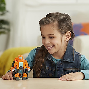 Playskool Heroes Transformers Rescue Bots Academy Rescue Team Pack, 4 Collectible 4.5" Converting Action Figures, Toys for Kids Ages 3 & Up