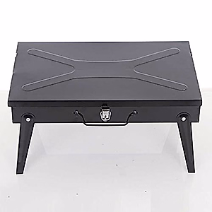 RJMOLU Portable BBQ Foldable Barbecue Grills for 3-5 Person, Outdoor Garden Charcoal Barbeque Burner Oven in Patio Party Cooking Picnic