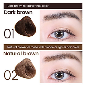 Luk Fixx 7Days Eyebrow Tattoo Pen,Eyebrow Tint,Korean Makeup,Long Lasting,Eyebrow tattoos Waterproof,Brow Tint Kit,Waterproof eyebrow,Dark Brown